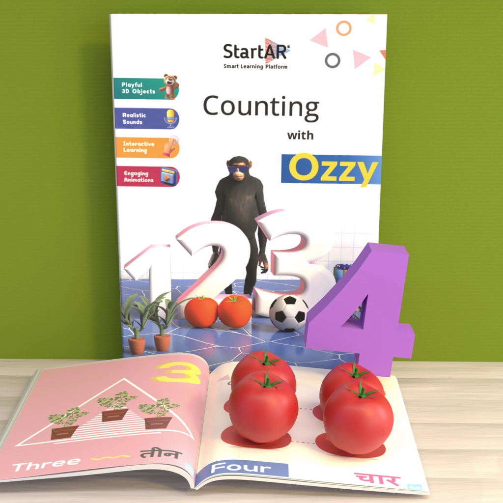 Counting Books for Preschoolers with 3D Features - StartAR
