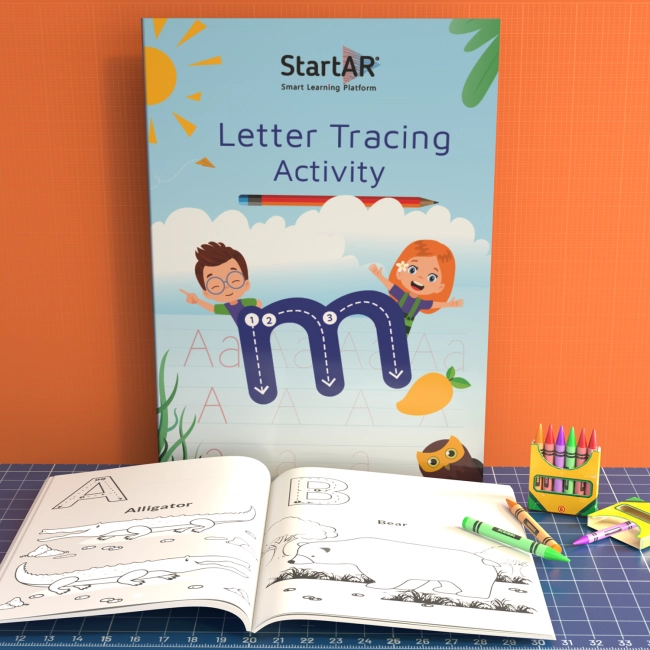 Tracing Book for Children with AR - StartAR