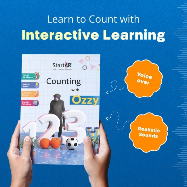 Counting Books for Preschoolers with 3D Features - StartAR